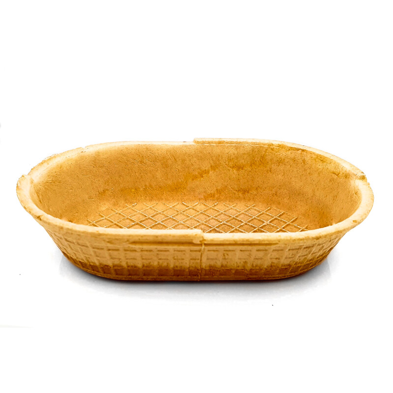 No. 579 | Wafer bowl "Snack-Oval" 37/155x100mm "L" 60 pieces | pjaspe ...